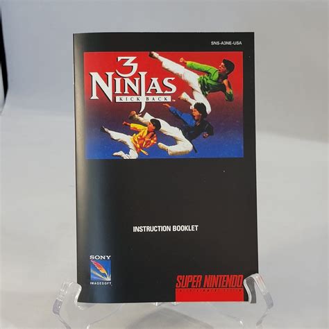 3 Ninjas Kick Back Ntsc Super Nintendo Snes En User