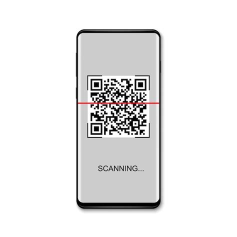 Premium Vector Smartphone Mockup With Scan Qr Code