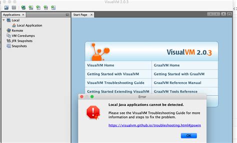 local java applications cannot be detected · issue 219 · oracle