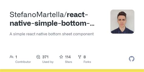 Github Stefanomartellareact Native Simple Bottom Sheet A Simple Github Stefanomartellareact Native Simple Bottom Sheet A Simple