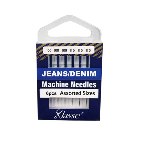 Klasse Jeansdenim Machine Needles Multiple Size Options 6 Pack