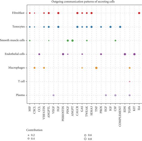 Cell Population Communication Network A Circle Map Of Each Cell Download Scientific Diagram