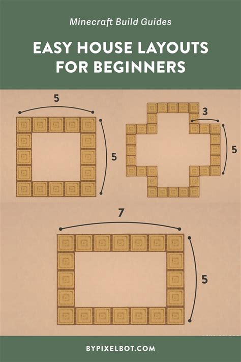 4 Simple Minecraft House Layout Ideas For Getting Started — Bypixelbot