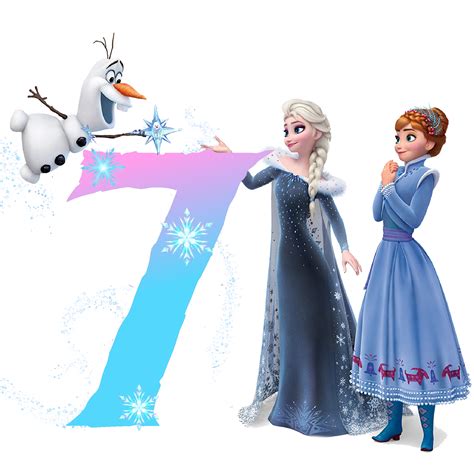 Birthday Number 7 Png Frozen Png Frozen Clipart Disney Pr Inspire Uplift
