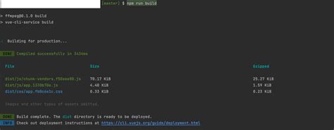 Vue Js I M Getting Error While Building The Project In Vue For Ffmpeg Wasm Stack Overflow