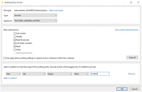 Create Expression Based Audit Policies RootUsers