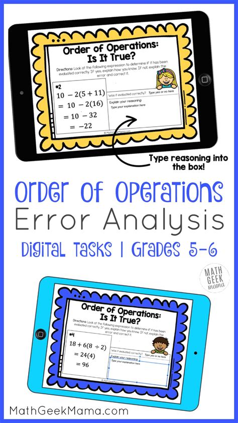 free error analysis math worksheet download free error analysis math