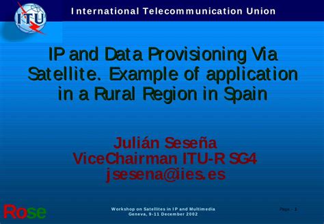 PDF IP And Data Provisioning Via Satellite Example Of DOKUMEN TIPS