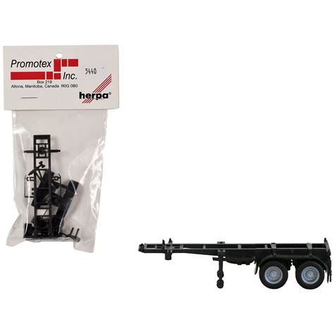 20ft Container Chassis 1 87 Ho Plastic Model By Promotex