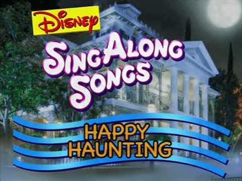 Disneys Sing Along Songs Happy Haunting Closing Funding Credits With