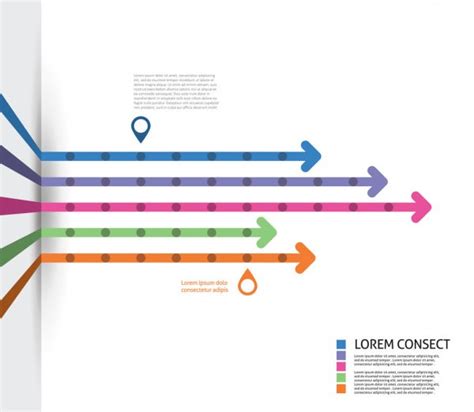 Timeline Arrow Stock Vector Siuwing 34430507