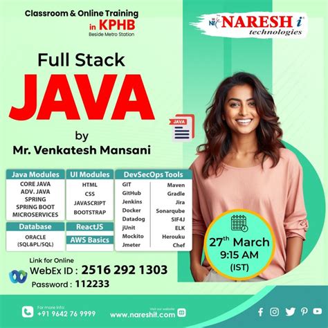 Java Fullstackjava Programminginjava Javatraining Learningwithskill… Naresh I Technologies
