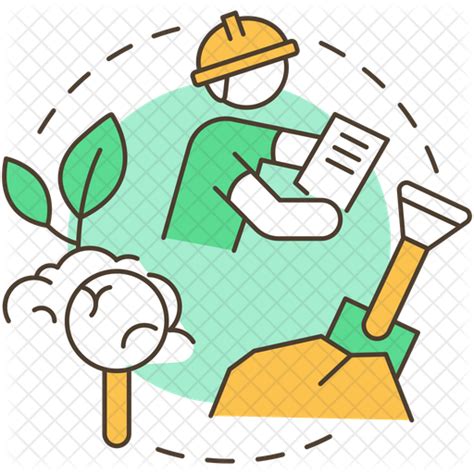 Geotechnical Engineering Icon Download In Colored Outline Style