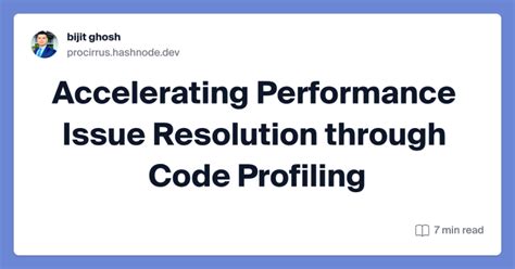 Bijit Ghosh On Linkedin Accelerating Performance Issue Resolution