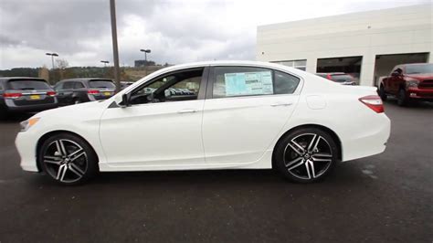 2016 Honda Accord Sport White Orchid Pearl Ga163119 Youtube