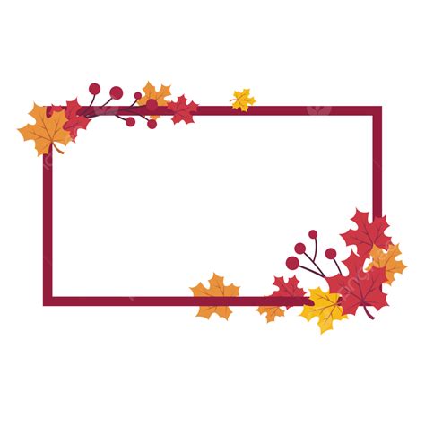 Fall Leaf Border Template