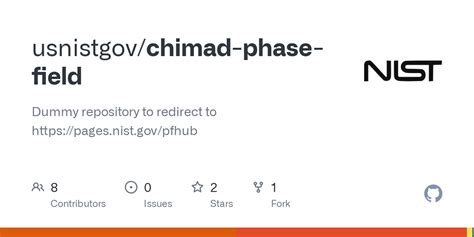 Github Usnistgovchimad Phase Field Dummy Repository To Redirect To Pfhub