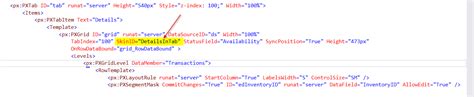 missing toolbar buttons missing after creating a tab grid by extending