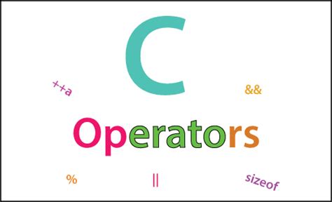 What Is Operator In C Language