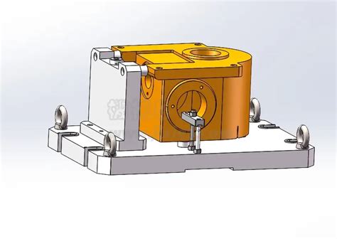 涡轮减速器箱体的铣面夹具设计及加工工艺装备含sw三维及非标6张cad图说明书 机械5