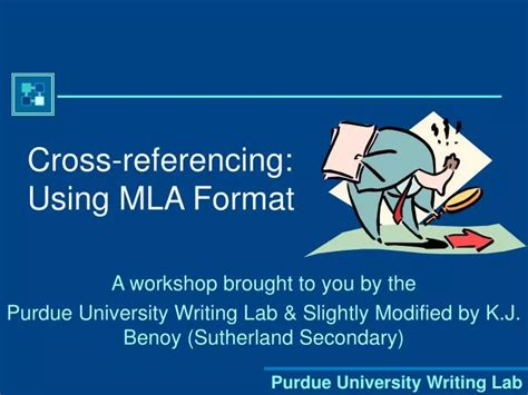 PPT Cross Referencing Using MLA Format PowerPoint Presentation Free Download ID