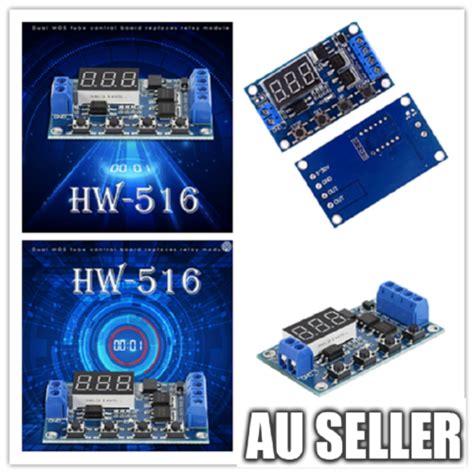 Bulk HW DC V V LED Time Delay Relay Trigger Cycle Timer Switch Module EBay Australia
