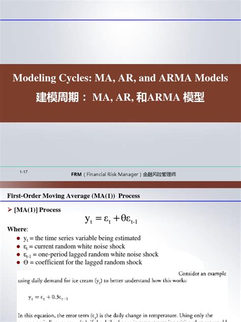 Modeling Time Series Data An Overview Of Moving Average