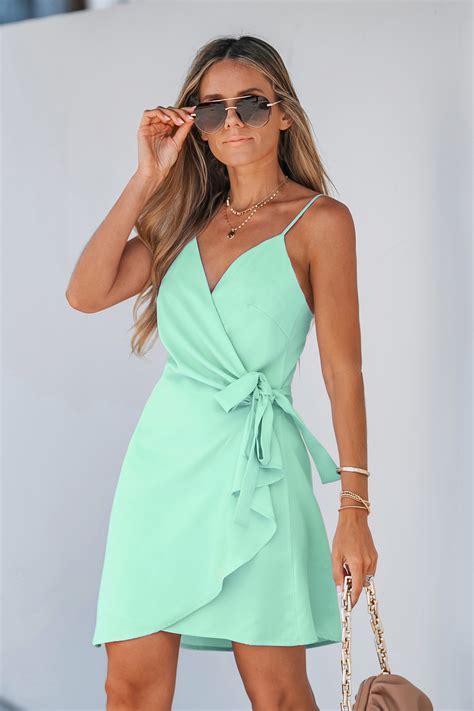 Bow Tie Asymmetrical Slip Dress