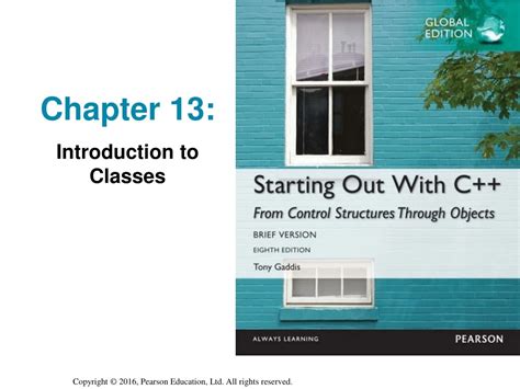 Ppt Chapter 13 Introduction To Classes Powerpoint Presentation Free