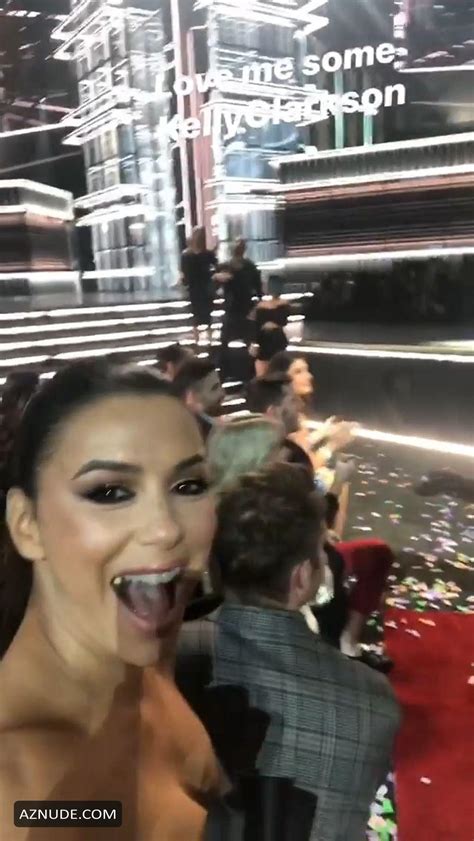 Eva Longoria Stuns In A Black Dress At The 2019 Billboard Music Awards In Las Vegas AZNude