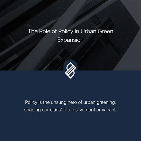 The Role Of Policy In Urban Green Expansion → Scenario
