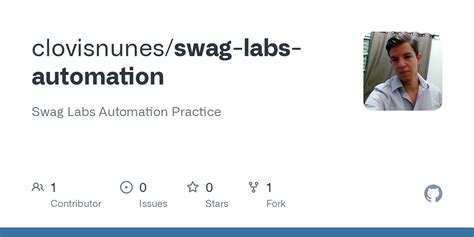 Github Clovisnunesswag Labs Automation Swag Labs Automation Practice