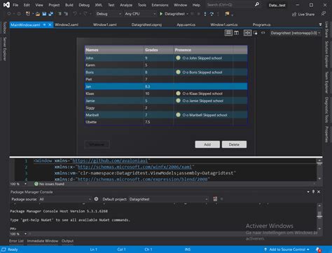 Datatemplate In A Grid · Issue 3903 · Avaloniauiavalonia · Github