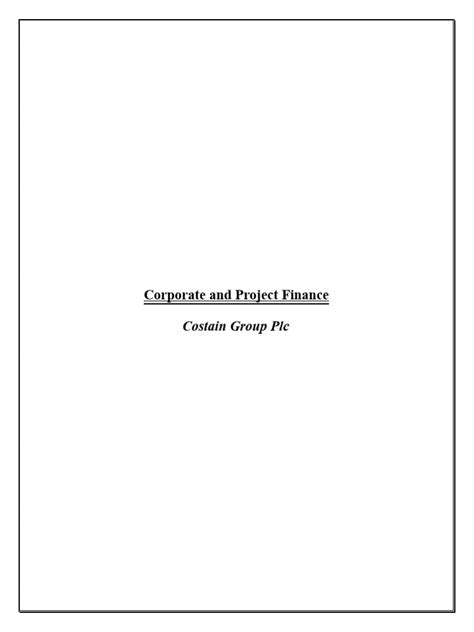 corporate and project finance pdf dividend capital structure