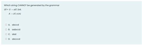 Solved Which Of The Following Substring Can Be Accepted By