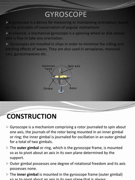 Gyroscope Pdf Rotation Around A Fixed Axis Gyroscope