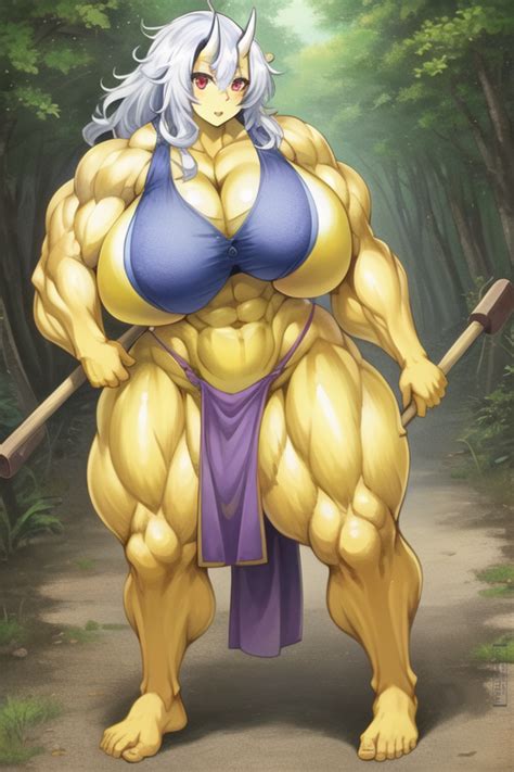 Yellow Oni Girl 4 By Krogher22 On Deviantart