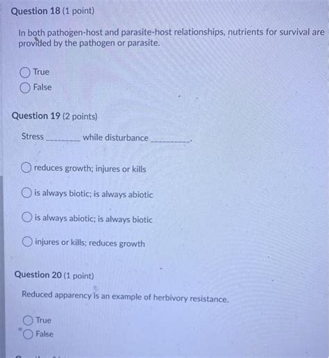 Solved In Both Pathogen Host And Parasite Host