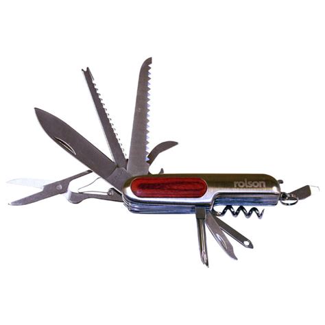 Rolson 62485 Multi Function Pocket Knife Rapid Electronics