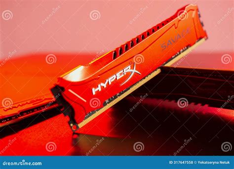 Dd3 8gb Savage Hyperx Fury Memory Ram Module Closeup Minsk Belarus