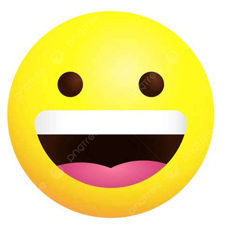 큰 미소 얼굴을 가진 노란색 행복 이모티콘 벡터 행복한 이모티콘 큰 미소 이모티콘 이모티콘 Png 일러스트 및 벡터 에 대한 무료 다운로드 Pngtree