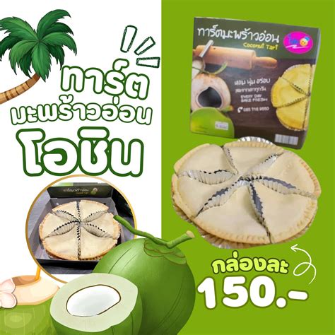 ~ทาร์ตมะพร้าวอ่อนโอชิน🥥🌴 Maymuay Apichaya Facebook
