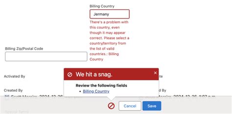 Configuring State And Country Picklists And Cross Object Region Mapping