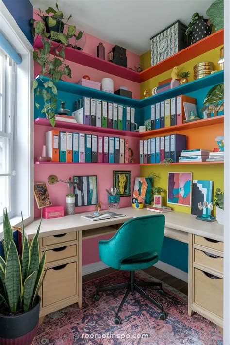 17 Maximalist Office Decor Ideas To Transform Your Workspace In 2025
