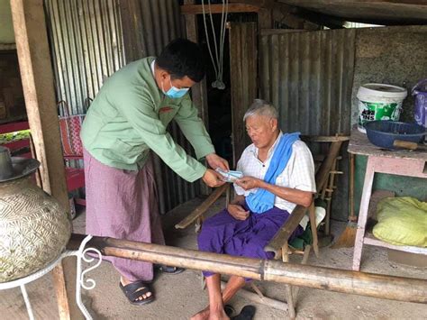 ဟိုပုံးမြို့နယ်အတွင်းရှိ ပုံမှန်ဝင်ငွေမရှိသော အိမ်ထောင်စုများအတွက် စတုတ္ထအကြိမ် အိမ်တိုင်ရာရောက