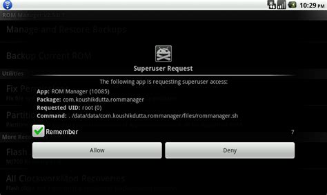 Hucqim80 Modding How To Install Clockworkmod Recovery Using Rommanager