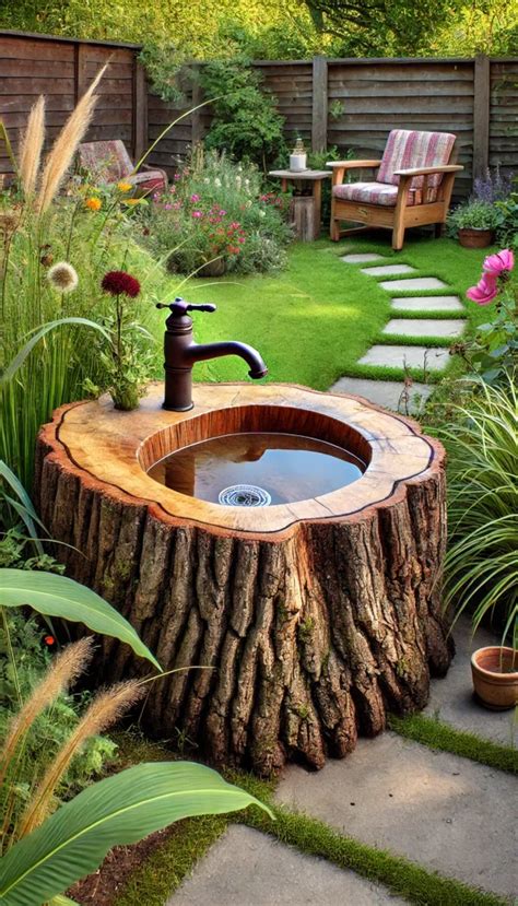 Magical Tree Stump Decorating Ideas Transform Your Garden Into A Fairy Tale Paradise