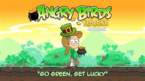 Angry Birds Seasons Artwork Go Green Get Lucky By Brianloudarts On