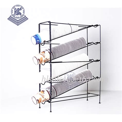 사용자 정의 금속 와이어 종이 컵 디스펜서 홀더 바 계산원 스토리지 랙 선반 Buy 와이어 랙 컵 디스펜서와이어 종이 컵 랙컵 스토리지 랙 선반 Product On