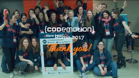 code and passion at codemotion rome 2017 youtube